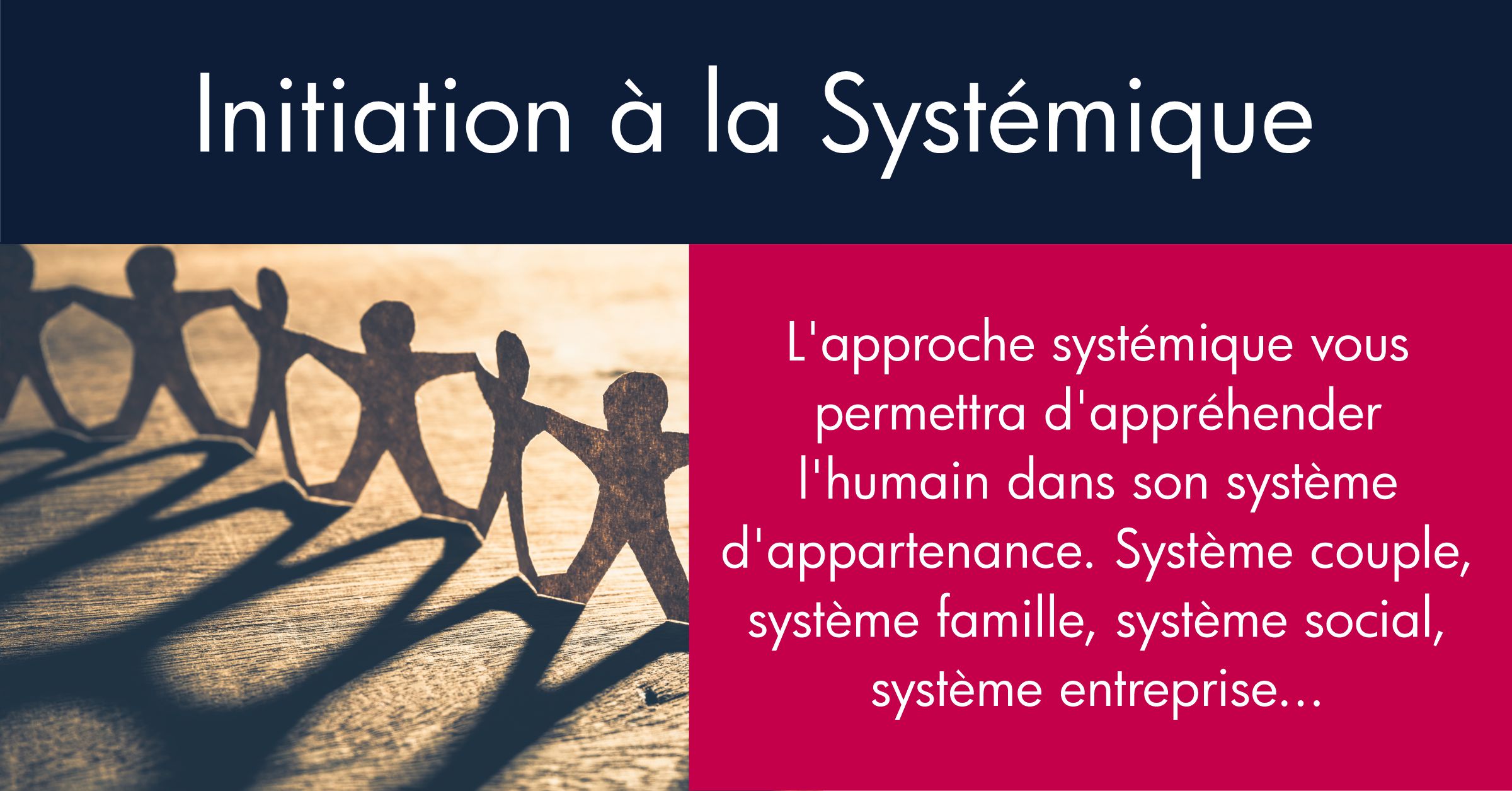 Formation d'initiation à la systémique